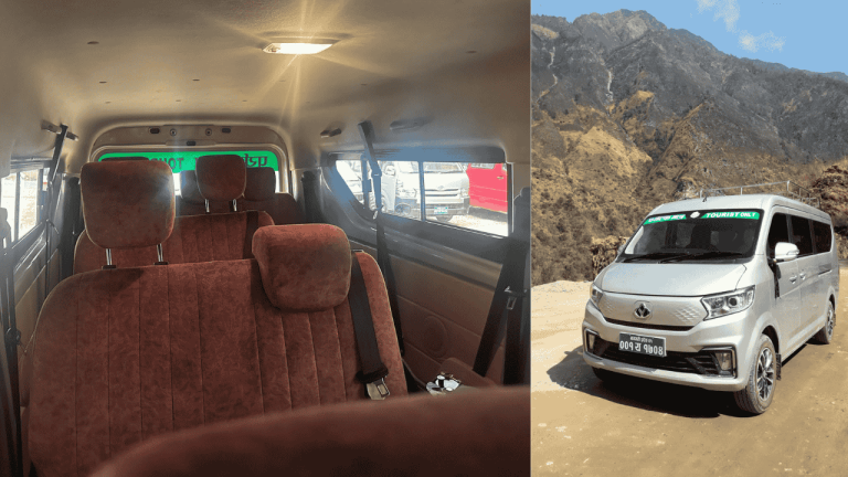 EV Van & Toyota Hiace Rental For Muktinath Mustang Trip